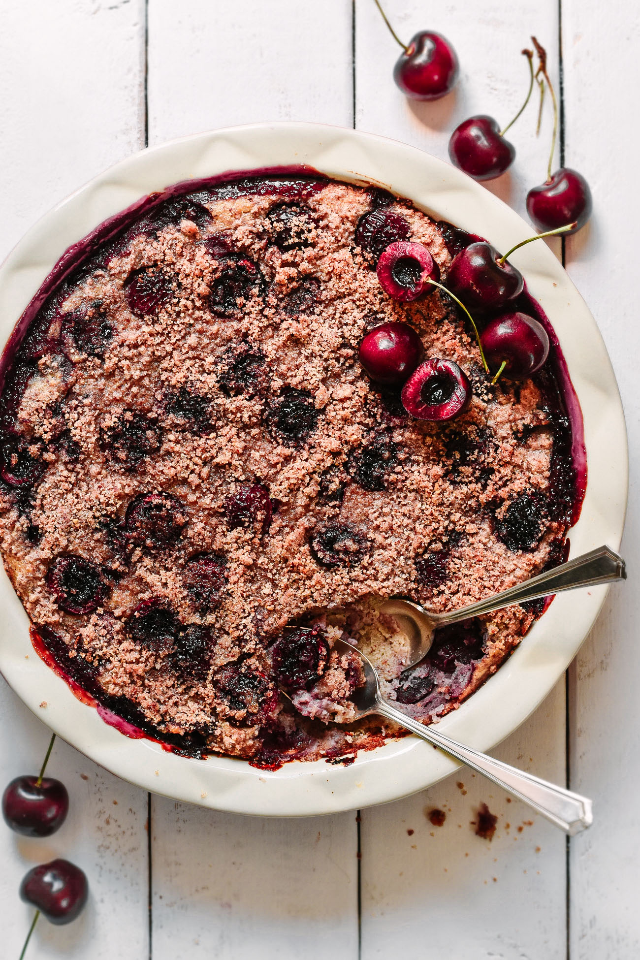 Cherry Bread Pudding from Brittany - Pardon Your French