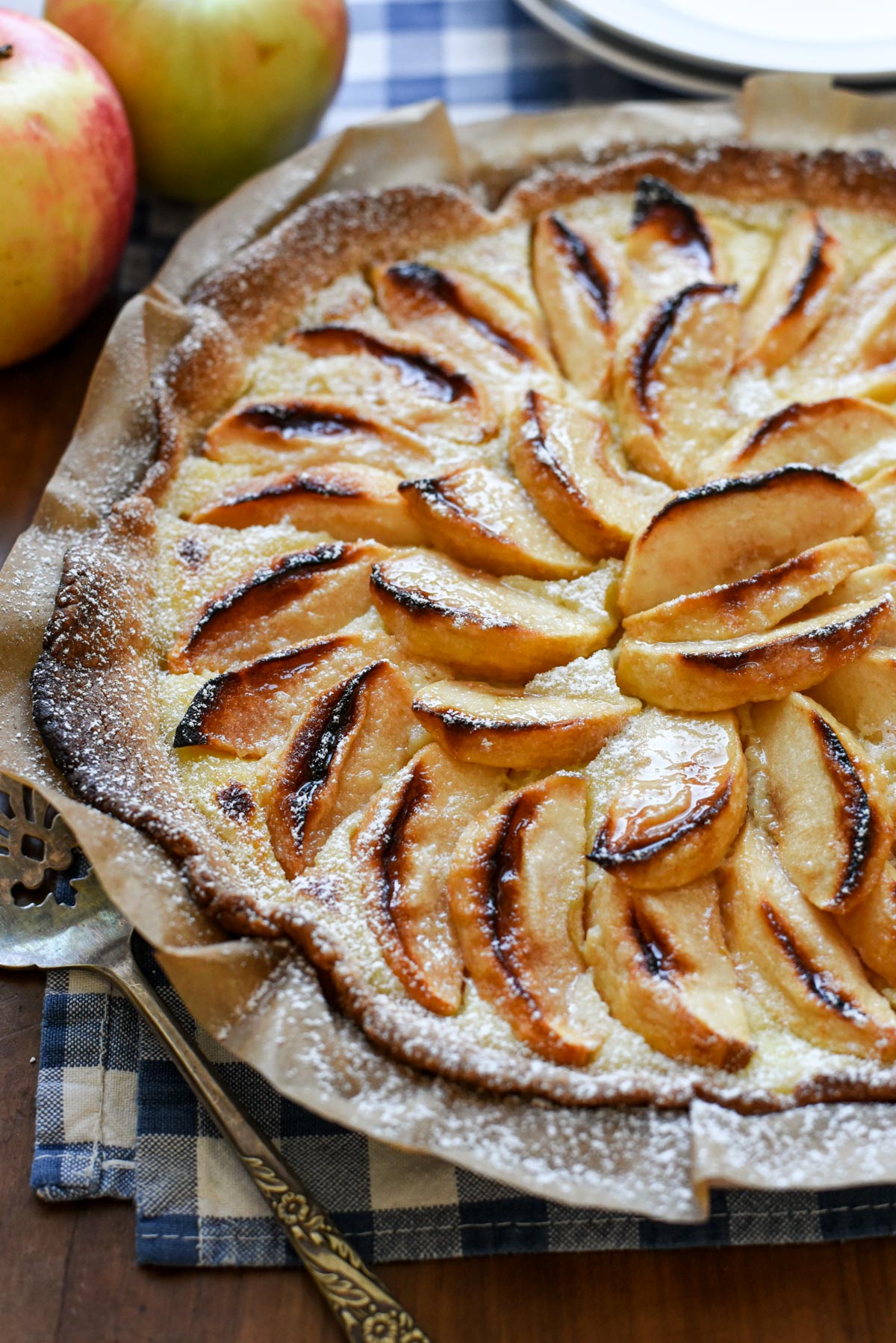 Normandy Apple Tart (Tarte Normande) - Pardon Your French