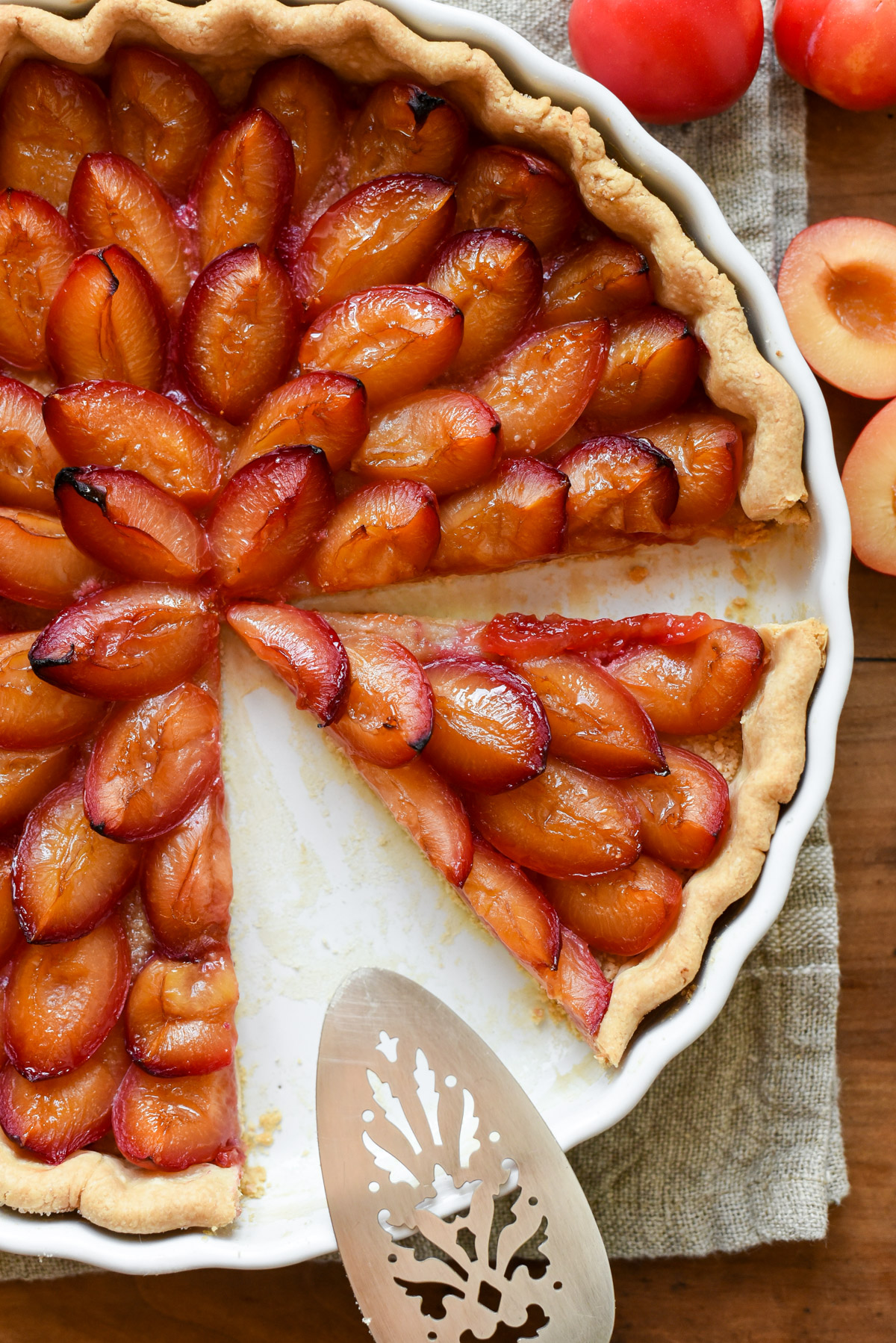French Plum Tart (Tarte aux prunes) - Pardon Your French