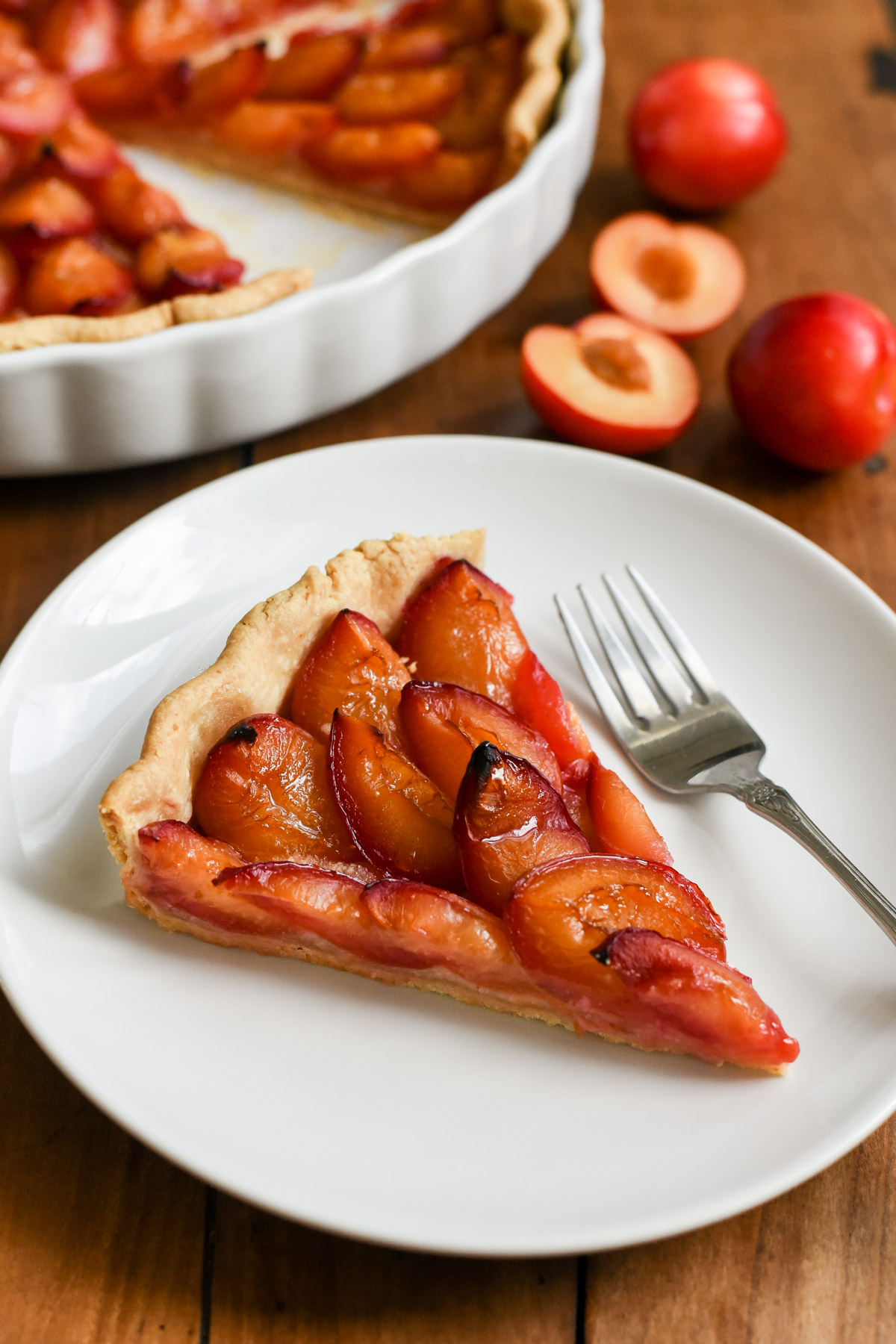 French Plum Tart (Tarte aux prunes) - Pardon Your French