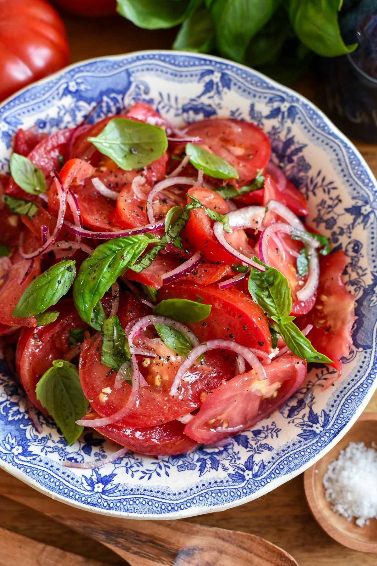 French Tomato Salad (Salade de Tomates) - Pardon Your French