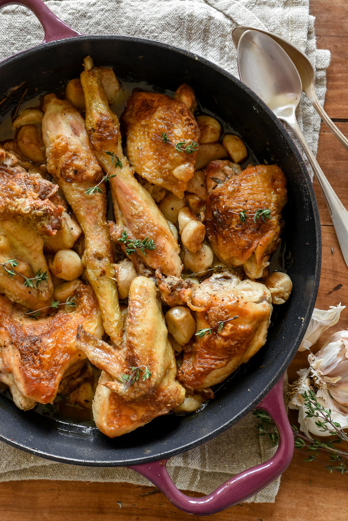 40 Cloves of Garlic Chicken - Pardon Your French