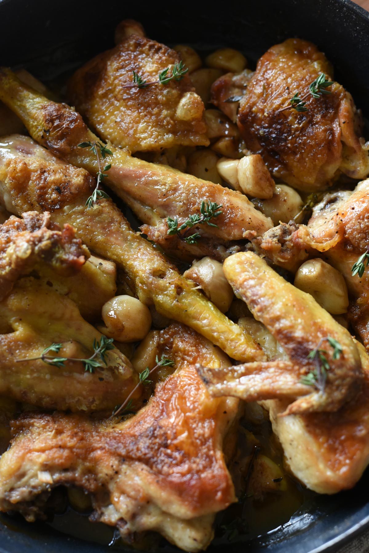 40 Cloves of Garlic Chicken - Pardon Your French
