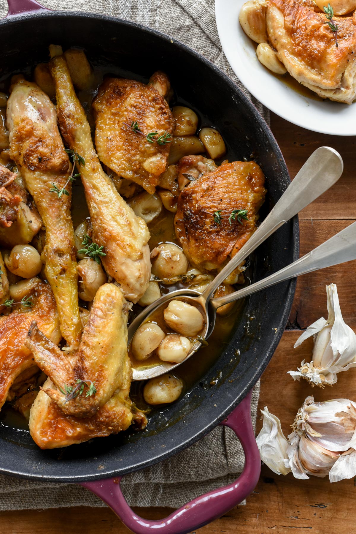 40 Cloves of Garlic Chicken - Pardon Your French