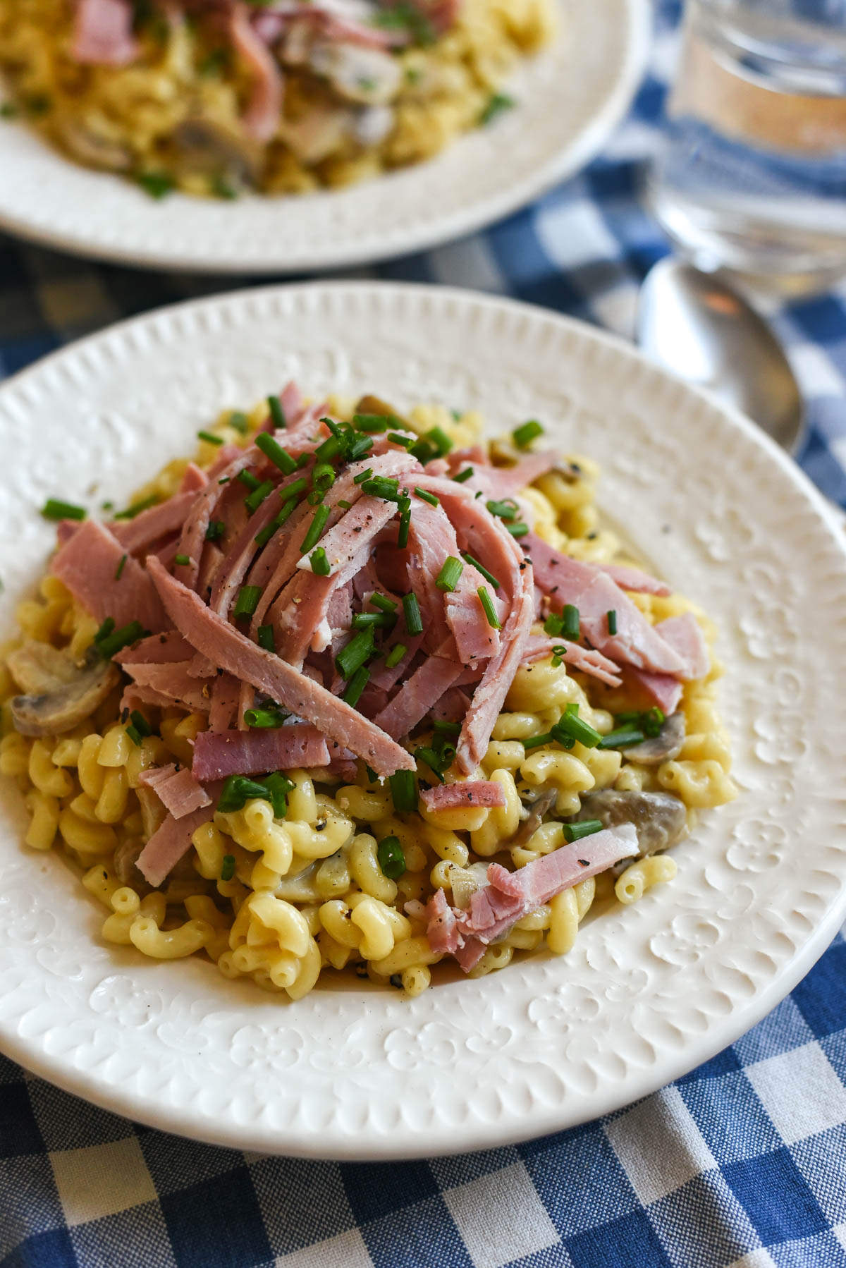 French Macaroni & Cheese with Ham (Coquillettes au Jambon) - Pardon ...