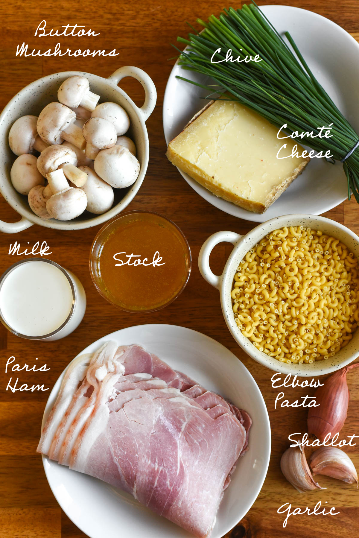 French Macaroni & Cheese with Ham (Coquillettes au Jambon) - Pardon ...